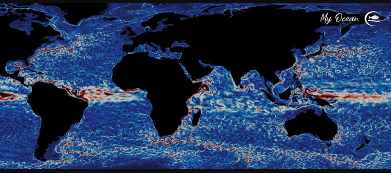 Océans connectés | Les courants océaniques modélisés depuis l’espace ...